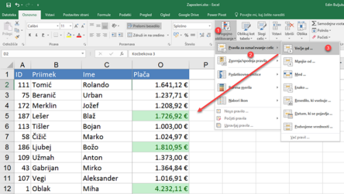 Excel za zahtevne uporabnike, Excel napredni tečaj | B2